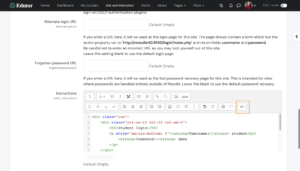 Moodle 4.x - How To Add A Custom Welcome Message To The Login Page ...