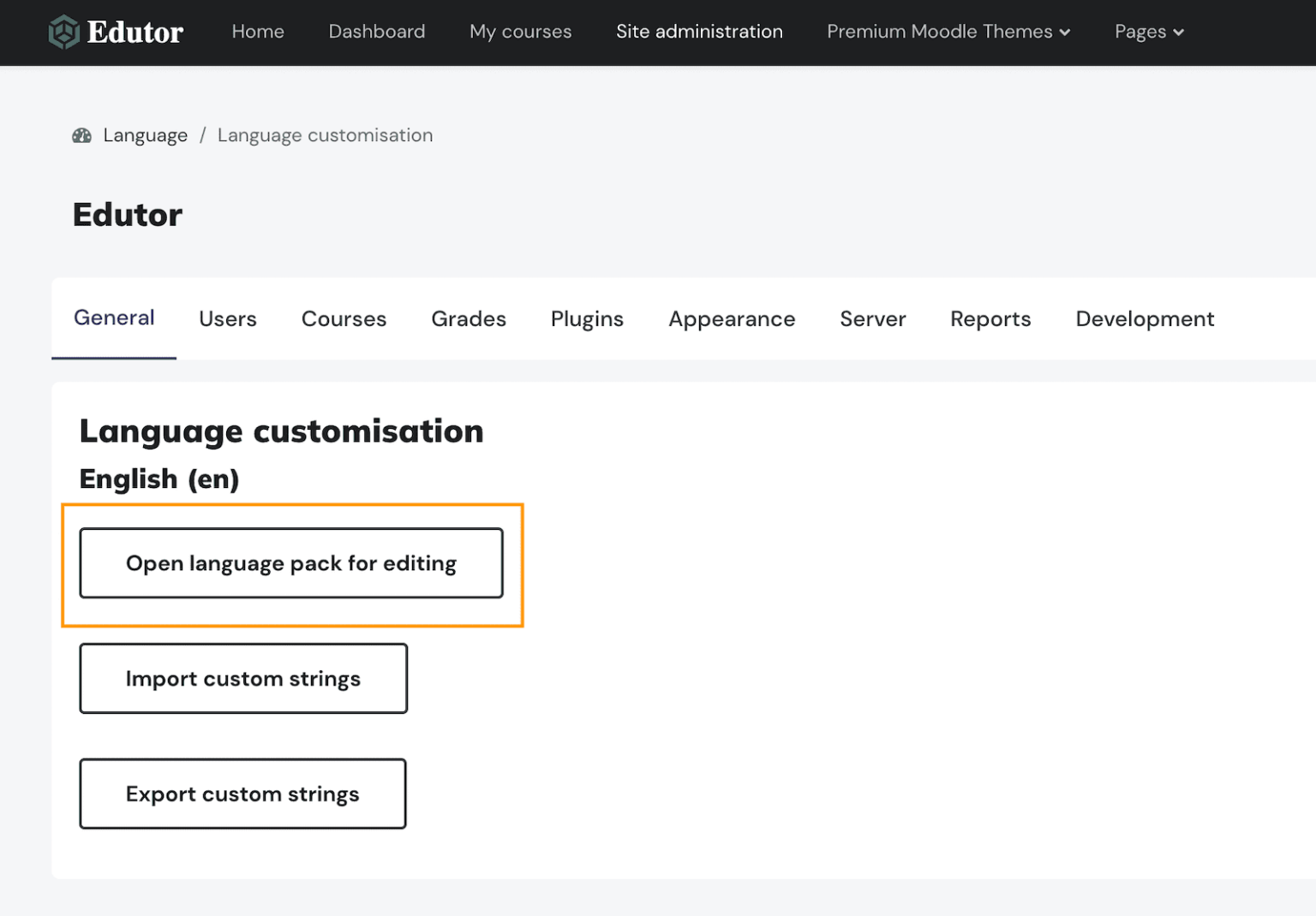 How To Change The Default Words And Phrases In Moodle - eLearning Themes