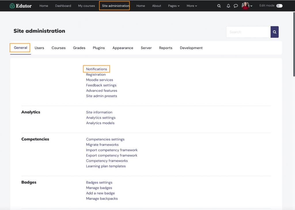 How To Check Your Moodle Site's Version And Build - eLearning Themes