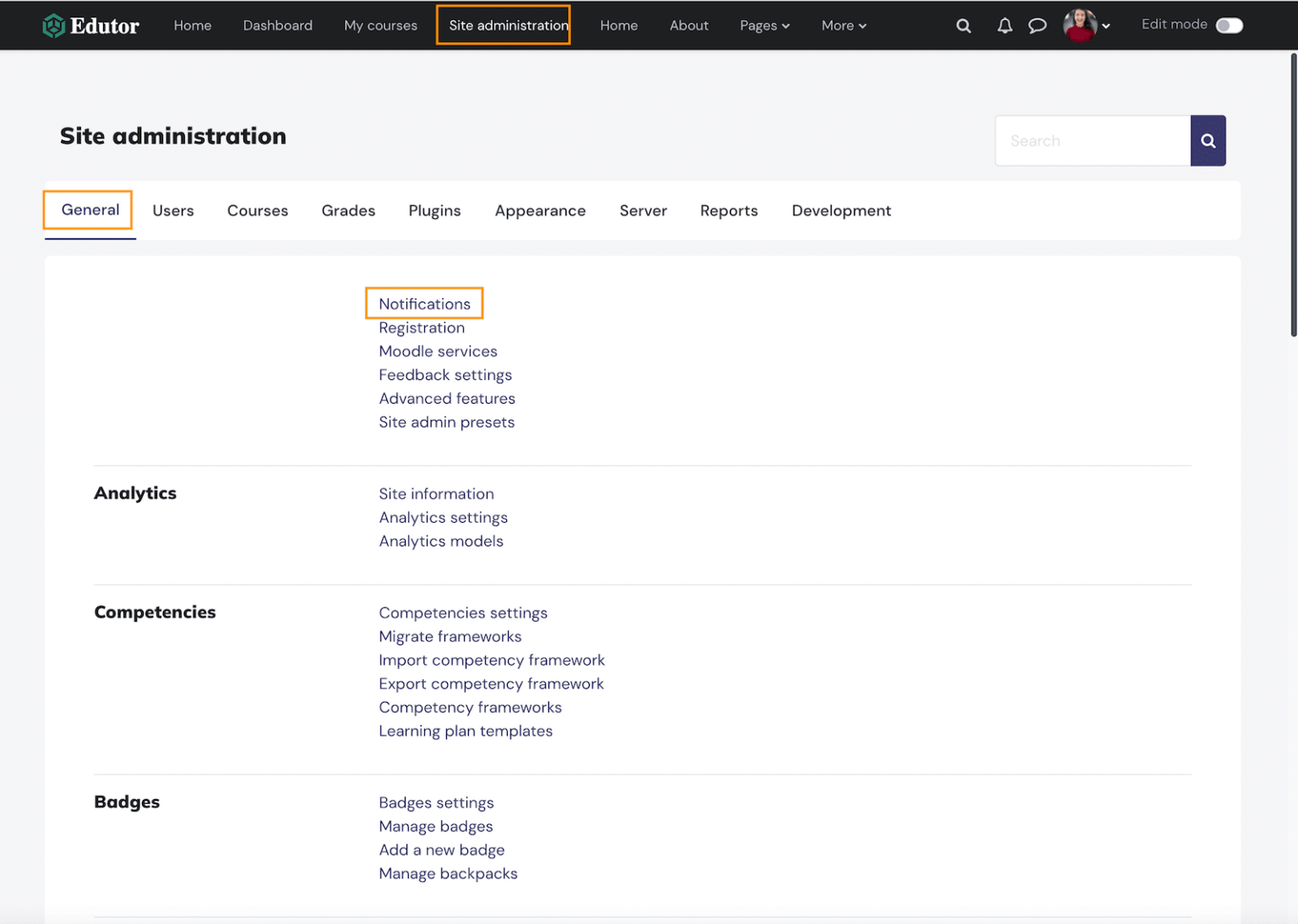 How To Check Your Moodle Site's Version And Build - eLearning Themes