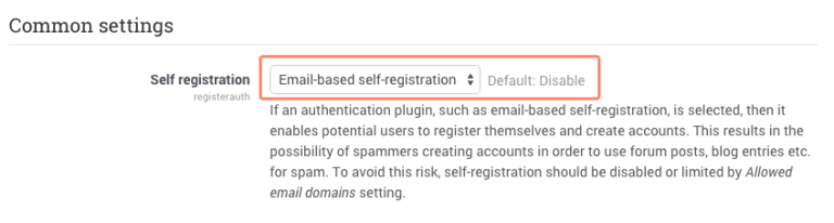 How to Enable User Signup in Moodle - eLearning Themes