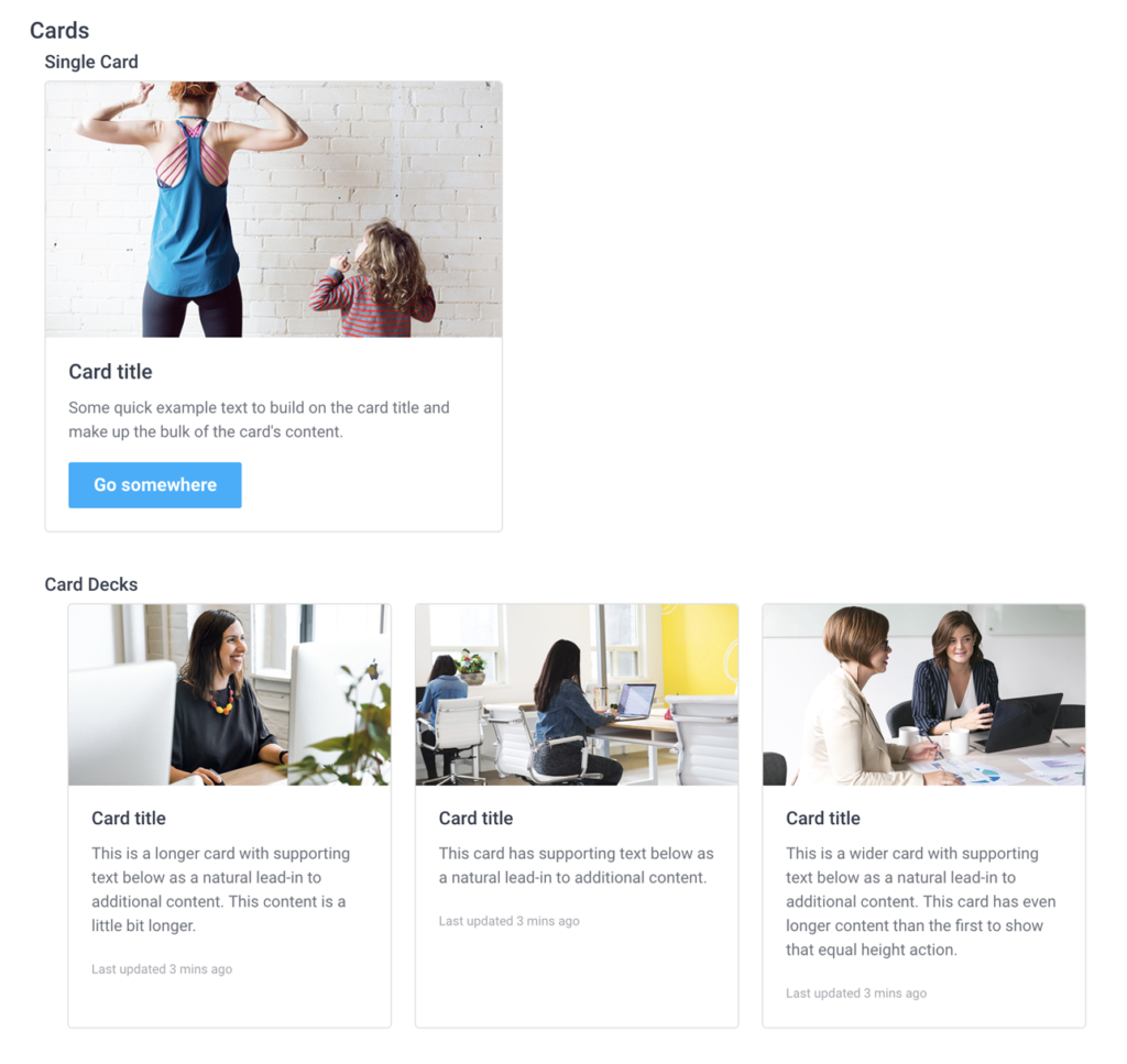 Moodle Theme Maker - Useful Bootstrap 4 Components - eLearning Themes