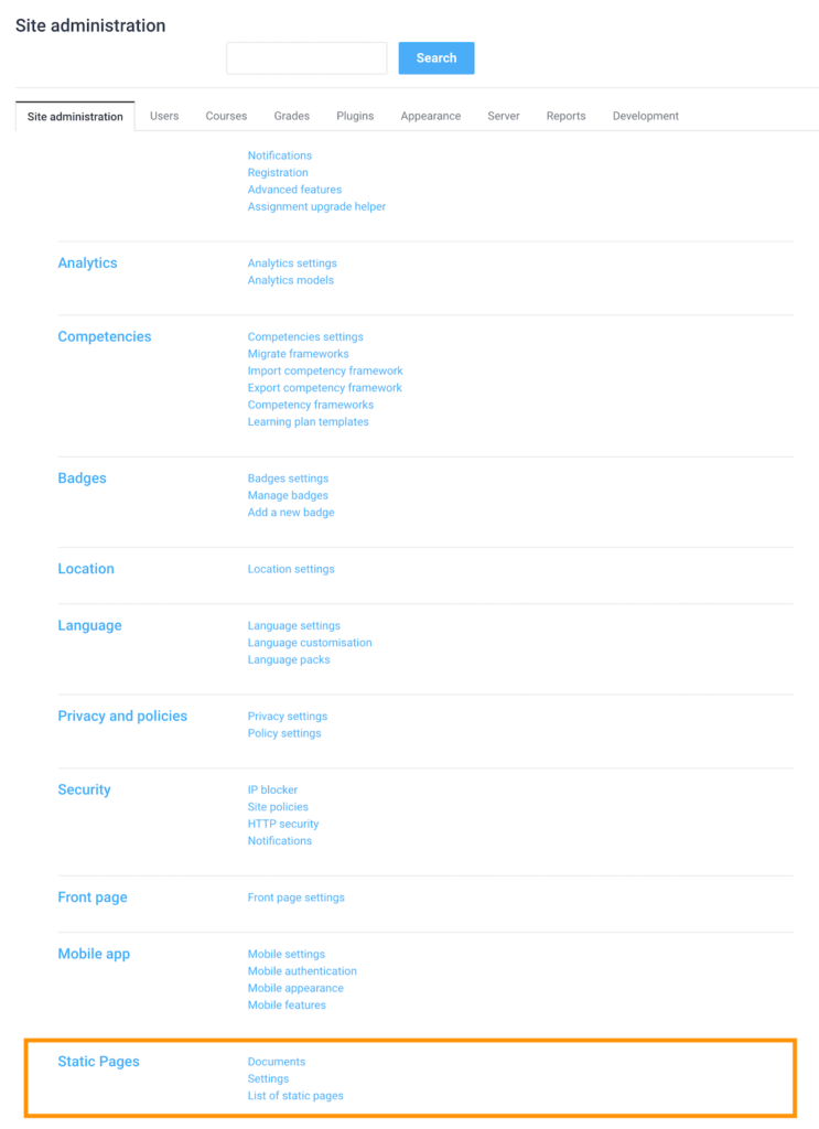 How to Add Pages to Moodle Using the Static Pages Plugin (Free HTML ...