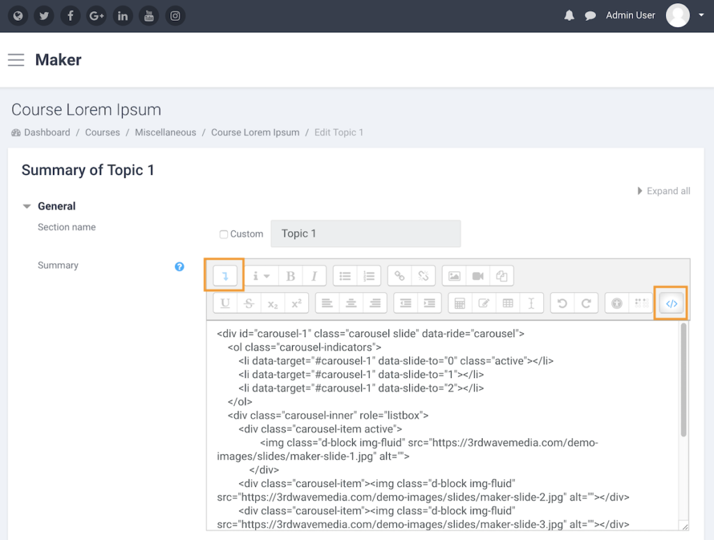 Moodle Theme Maker - Useful Bootstrap 4 Components - eLearning Themes