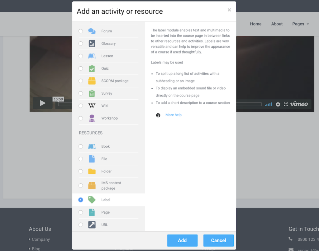 Moodle Course Tip: How to add full-width responsive videos