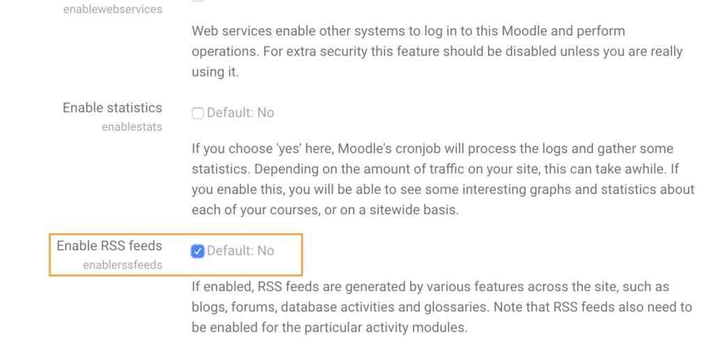 How to add an external blog feed to your Moodle site - eLearning Themes