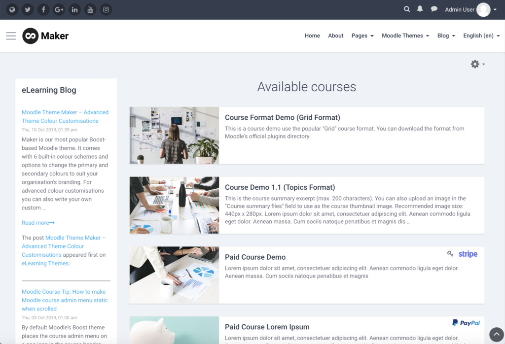 Moodle Boost and Boost-based Themes - How To Display Side Blocks On The ...