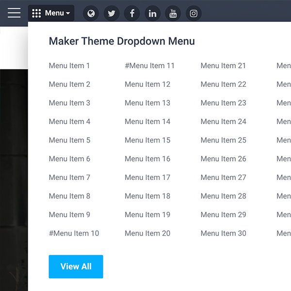 Moodle Theme Maker New Header Dropdown Menu Elearning Themes 0571