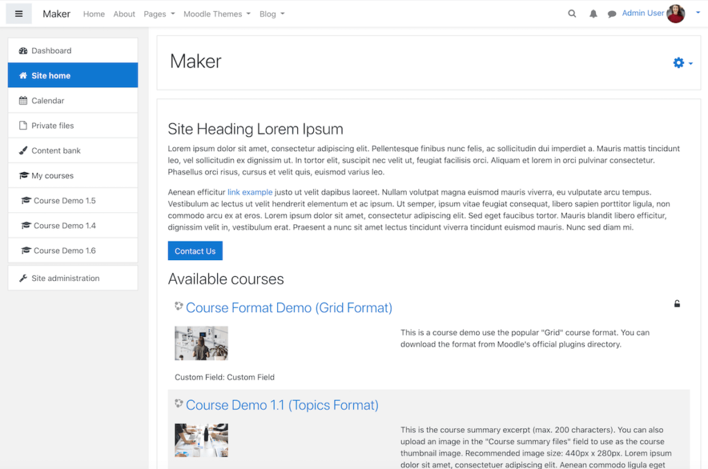 How To Add A Call-To-Action Section To Your Moodle’s Front Page (For ...