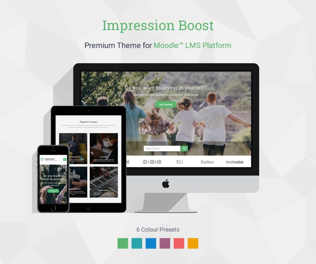 Impression Boost - Premium Theme For Moodle™ LMS Platform Designed For ...