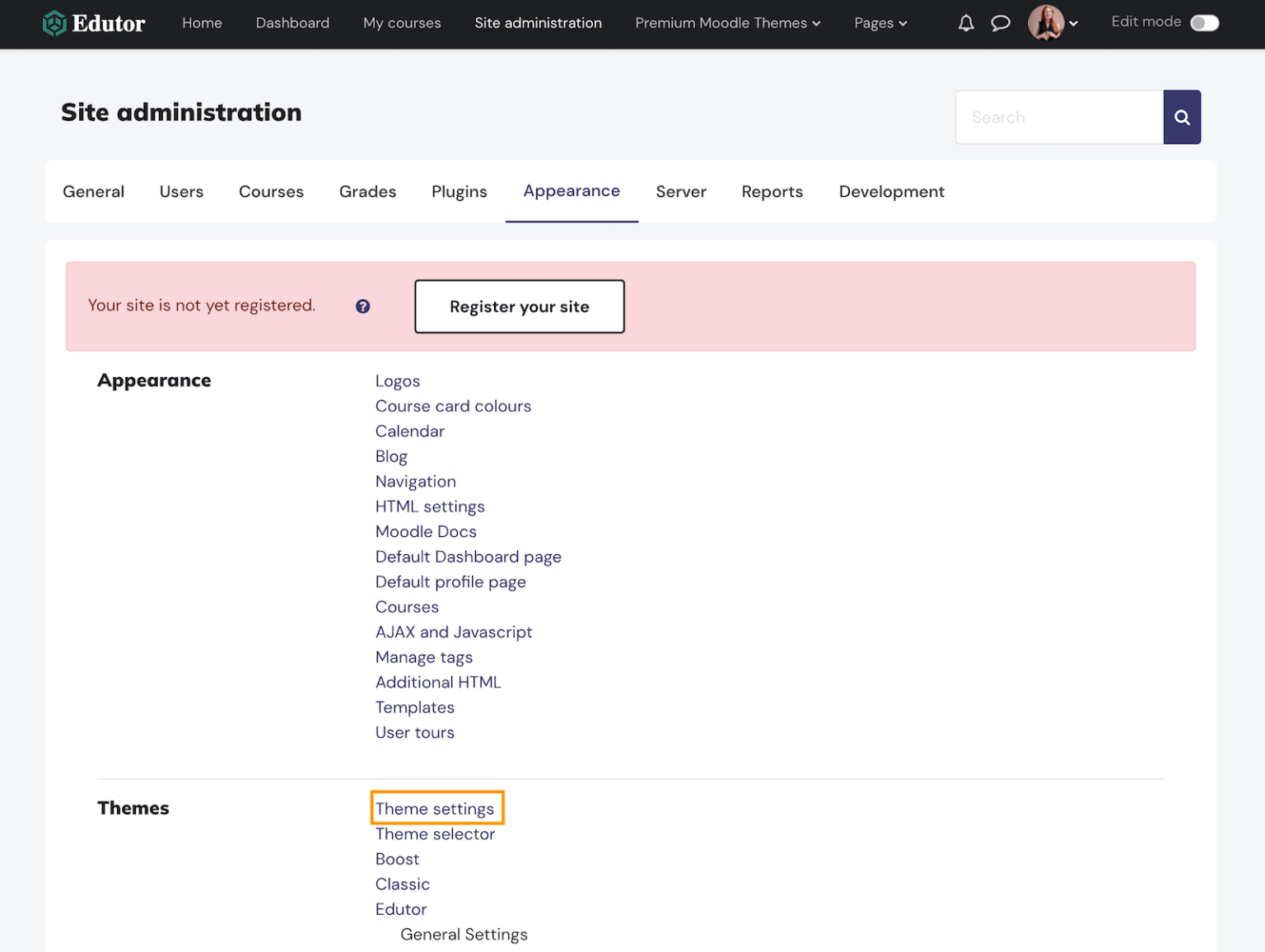 How To Add A Responsive Custom Menu In Moodle - eLearning Themes