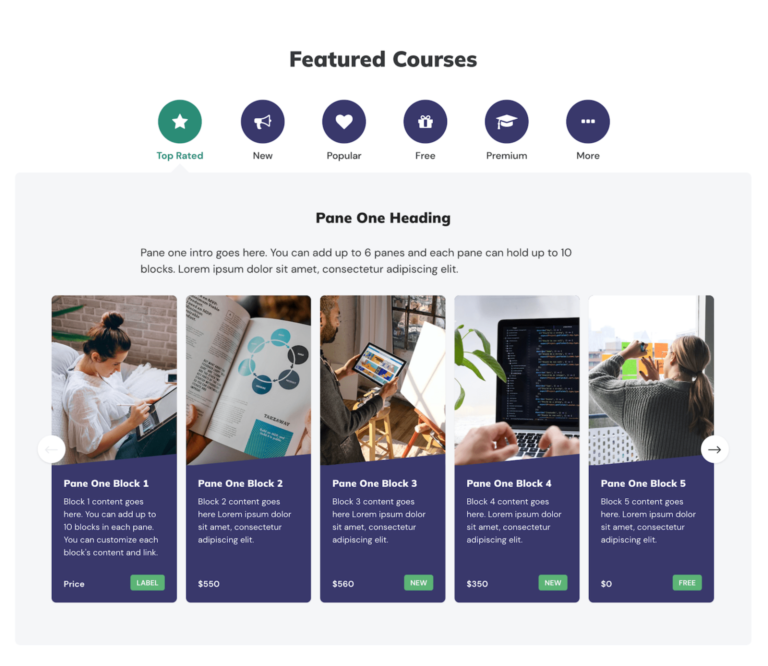 Moodle Theme Edutor How To Configure And Customise The Frontpage
