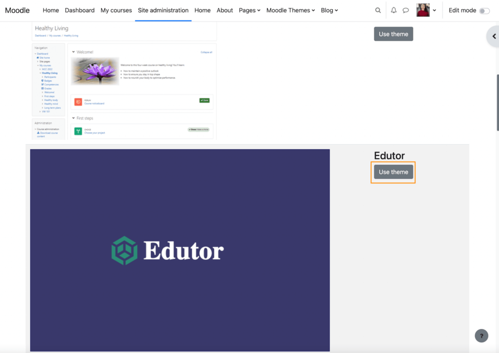 How to Install the Edutor Theme for Moodle 5 and 4 – Step-by-Step Guide