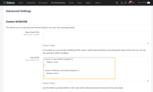 How to Hide The Tabbed Secondary Menu From Students In A Specific ...