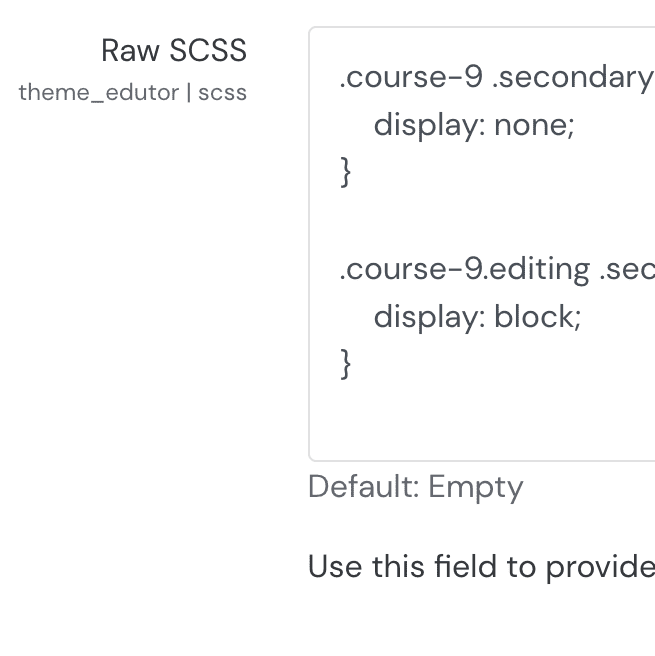 How to Hide The Tabbed Secondary Menu From Students In A Specific Moodle 4.x Course - eLearning ...