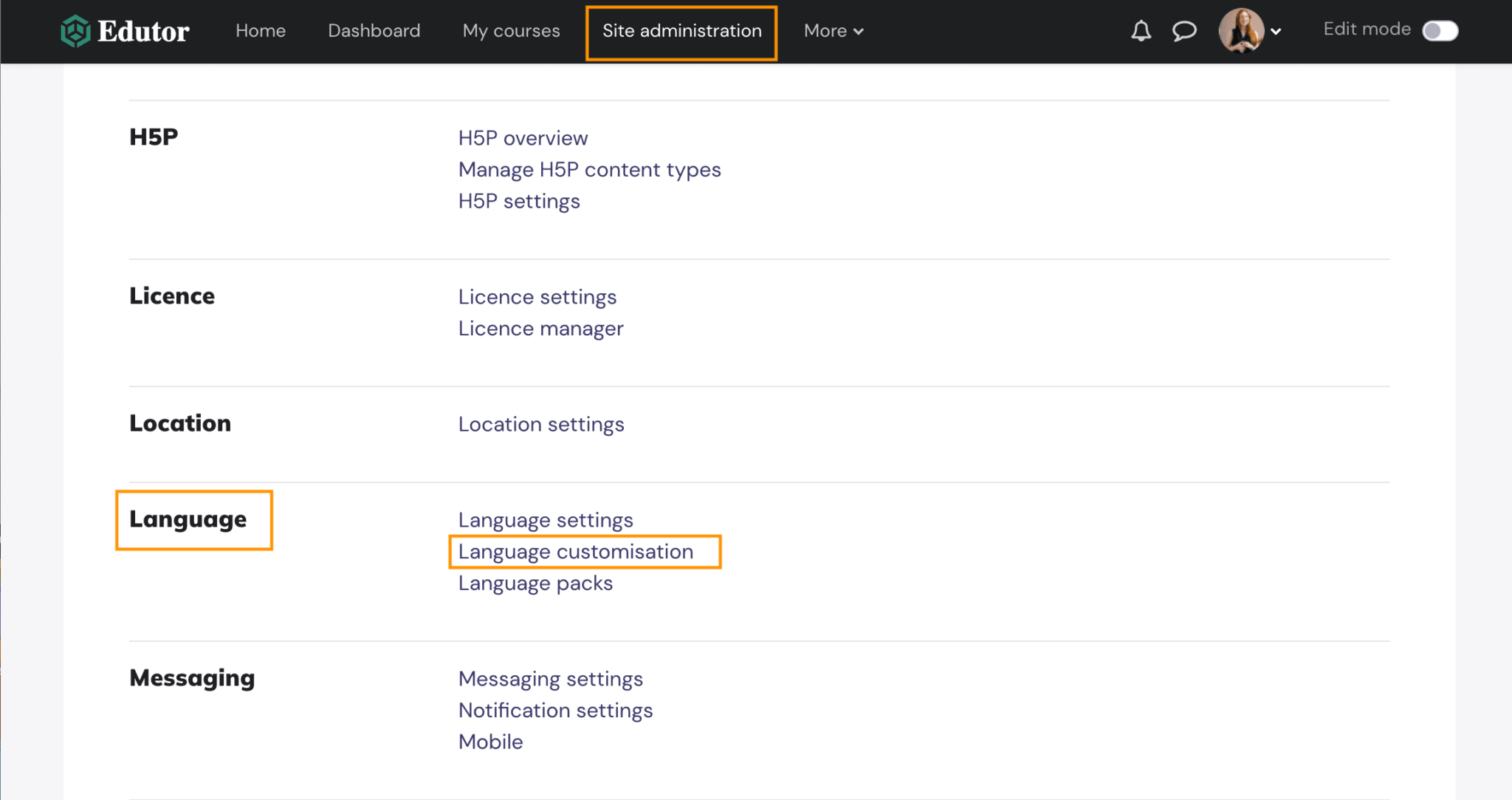 Moodle Contact Form Plugin - How To Change The Default Form Success Message - eLearning Themes