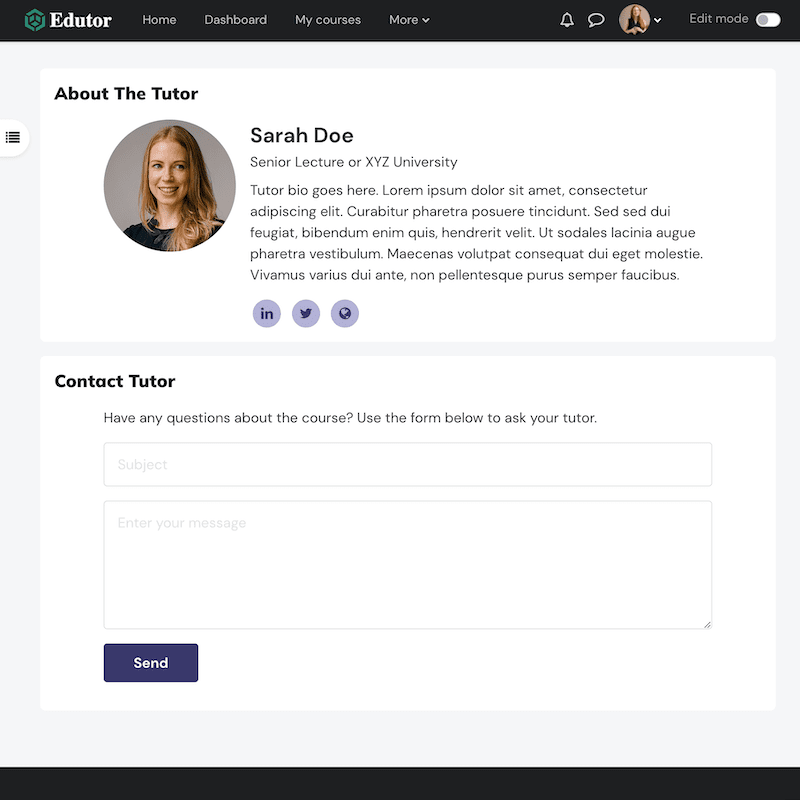 Moodle Contact Form Plugin - How To Change The Default Form Success ...