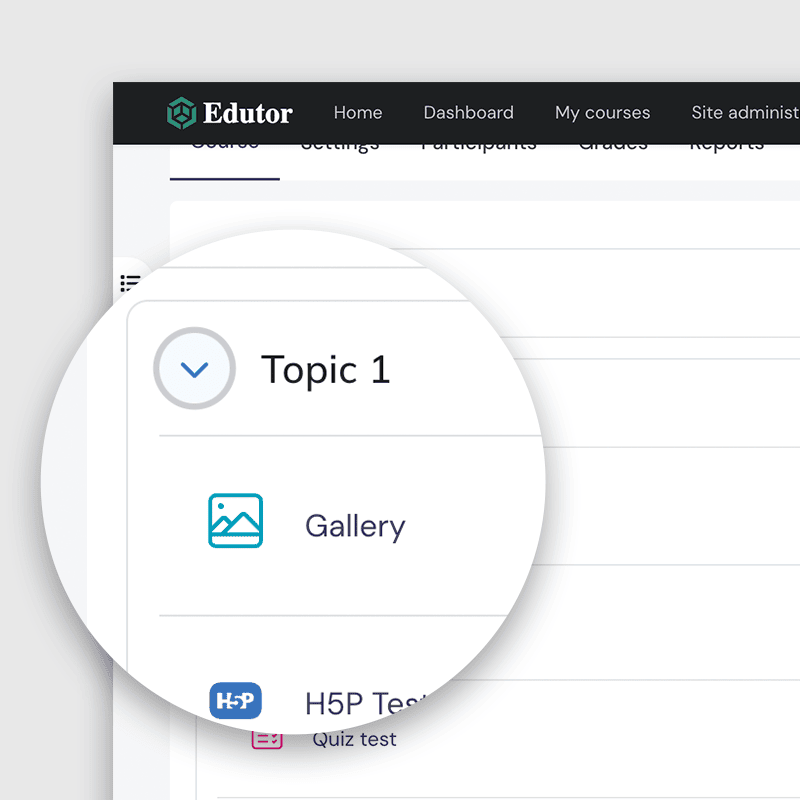 New Course Page Features in Moodle 4.x - eLearning Themes