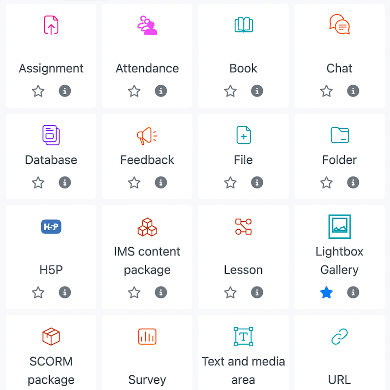 How To Replace Moodles Default Course Activity Icons With Your Own Custom Icons Elearning Themes