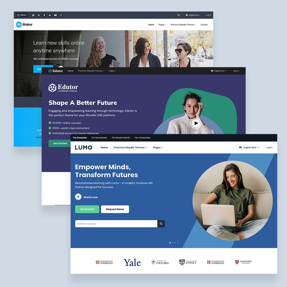 Best Moodle 5 Themes – Top 3 Premium Themes for Your LMS